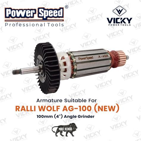 Electric Ralli Wolf Ag 100 Armature Voltage 220v For Motor Use At Rs