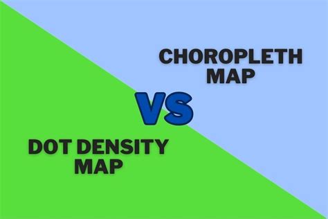 Difference Between Dot Map And Choropleth Map Which One Should You Use