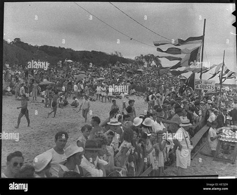 31484 Nsw Surf Life Saving Association Championships Caves Beach Stock