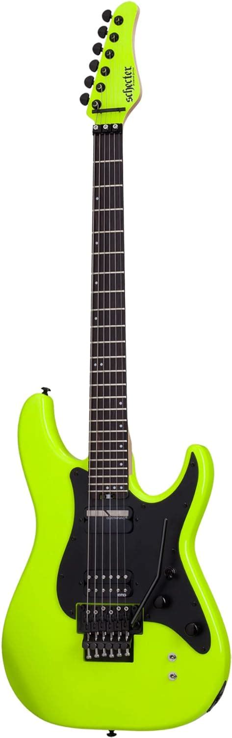 Amazon Schecter 6 String Solid Body Electric Guitar Birch Green