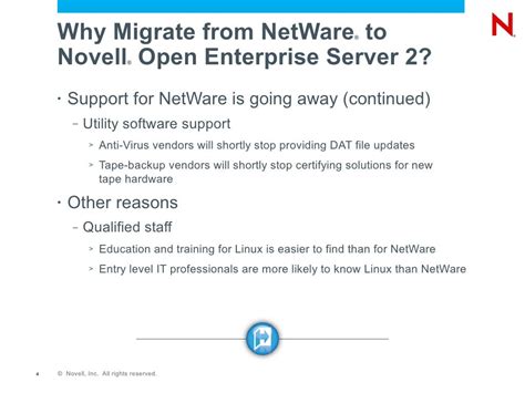 Upgrading From Netware To Novell Open Enterprise Server On Linux The