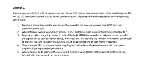 Solved Question 2 Suppose You Were Tasked With Designing