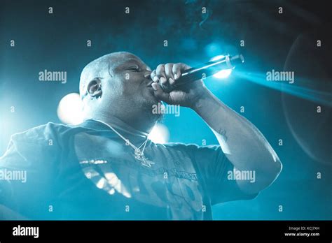 The American Rappers Ghostface Killah And Killah Priest Pictured Perform A Live Concert At