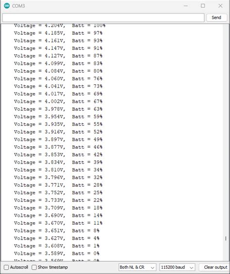 Battery Percentage Programming Arduino Forum