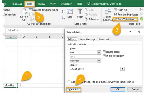 How To Remove A Drop Down List In Excel Spreadsheet Daddy