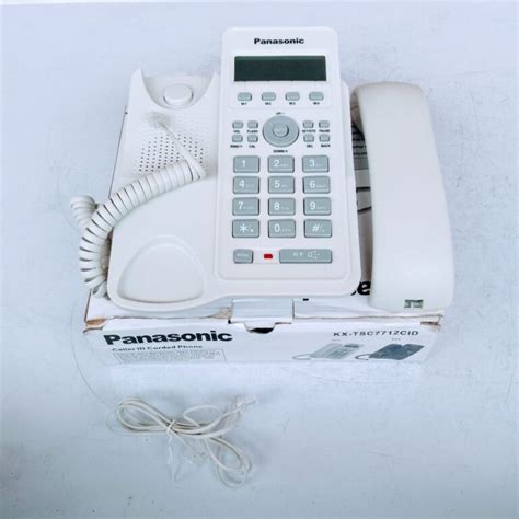 Panasonic Display Intercom Handset Kx Tsc77cid White Ict Gadgets Solutions And Accessories
