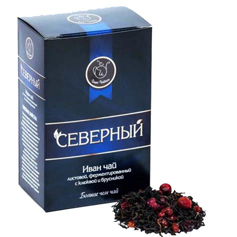 Иван-Чай Крупно-Листовой Ферментированный с Брусникой и Клюквой ...