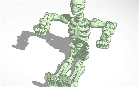 3d Design Spooky Scary Skeletons Tinkercad