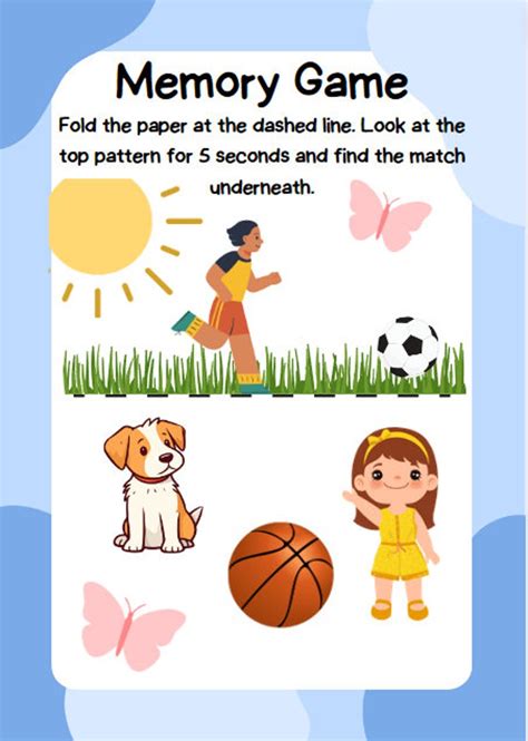 Visual Perception Workbook Visual Memory Etsy