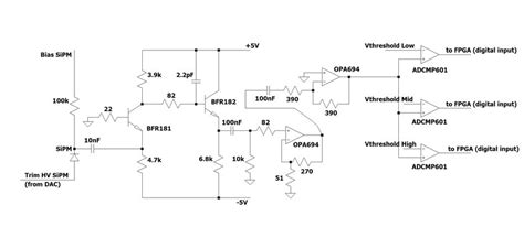 Schematic Of Front End Electronics Download Scientific Diagram