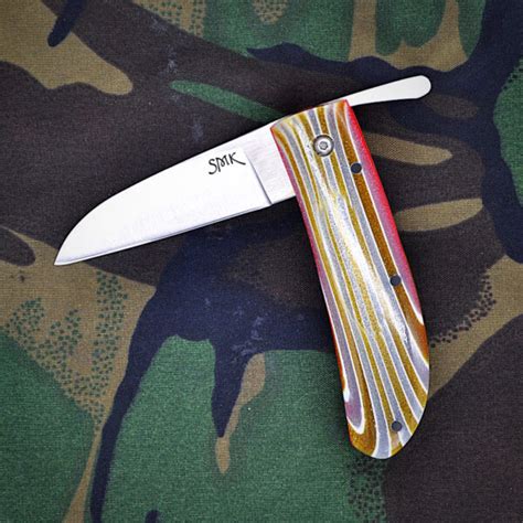 Paracord Wrapped Leaf Point Neck Knife Selfe Made Knives