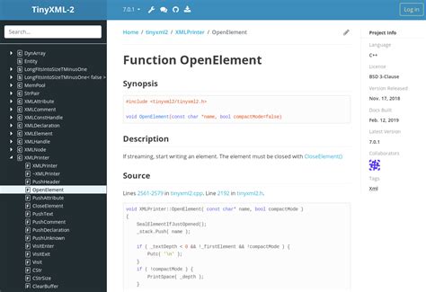 GitHub Erez O Docsforge Modern C C Documentation Generator For Open Source Projects