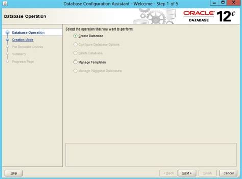 Creating An Oracle Database 12c Step By Step