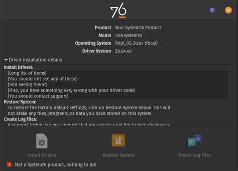 what does this mean i installed the official nvidia 20 04 lts from