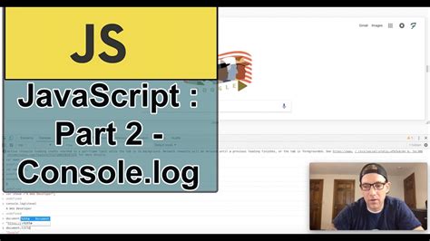 Javascript Part 2 Consolelog Youtube