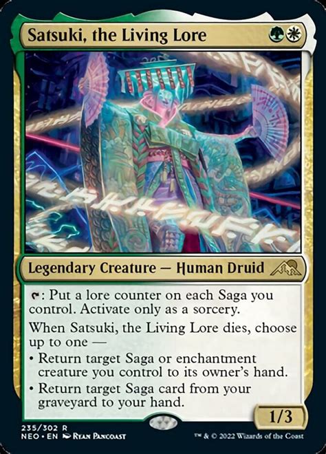 Satsuki The Living Lore Kamigawa Neon Dynasty