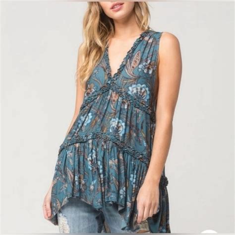 Free People Tops Free People Tunic Top Poshmark