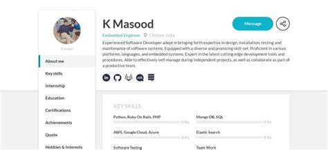 K Masood Online Resume Craftmycv