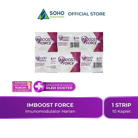 Jual Imboost Force Isi 10 Tablet Harga 1 Lembar Shopee Indonesia