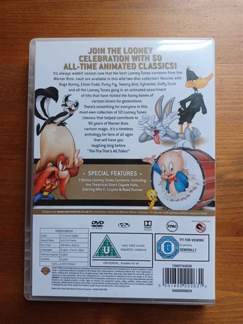 Best Of Warner Bros 50 Cartoon Collection Looney Tunes Dvd 338 Mins