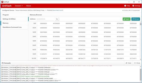 Pga900 How To Use Uniflash To Program Otp Of Pga900 Sensors Forum Sensors Ti E2e Support