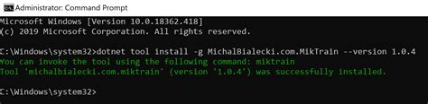 Net Core Global Tools Your Custom App From Nuget Package Michał
