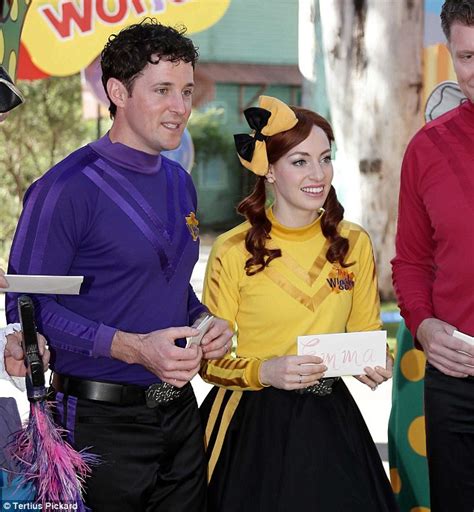 Emma Watkins And Lachy Gillespie Gaze Affectionately As The Wiggles
