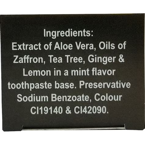 Essential Palace Organic Herbal Toothpaste 100 Fluoride Free