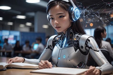 Premium Ai Image Ai Enhanced Language Learning Mastering