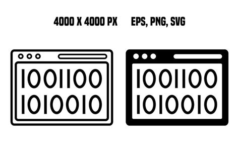 Binary Code Icons 3426010