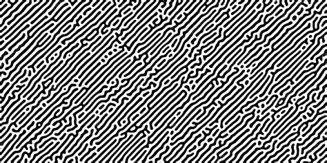 Premium Vector Turing Reaction Diffusion Monochrome Seamless Pattern