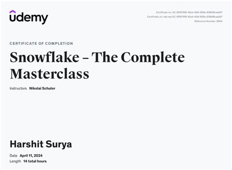 Snowflake Dataengineering Udemy Careerdevelopment