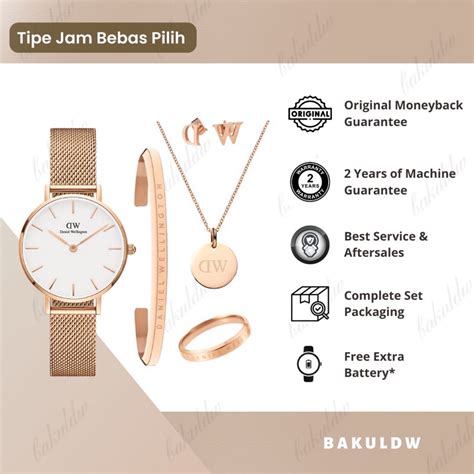 Jual 100 Original Exclusive T Set Jam Tangan Wanita Dw Daniel