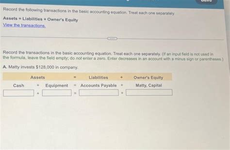 solved record the following transactions in the basic