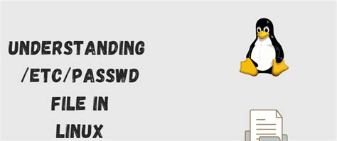 Understanding Etcpasswd File In Linux Dev Community