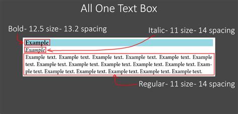 I Have THREE Parts Of Text In One Text Box That I Want To Have Three Separate Formattings I M