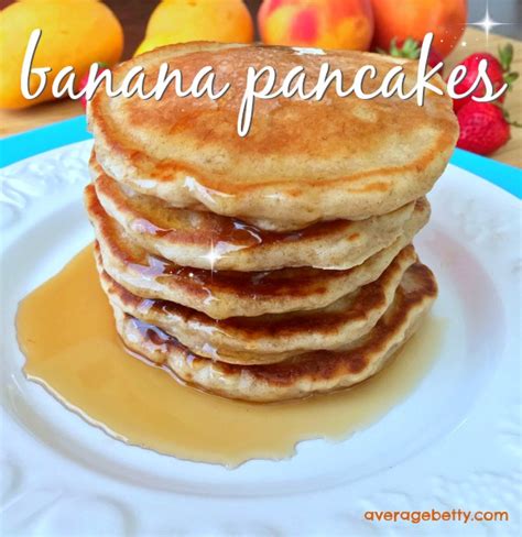 Banana Pancakes Recipe Video Average Betty