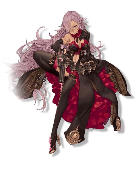 Long Hair That Covers Her Right Eye Socket Check Uses A Gun Check