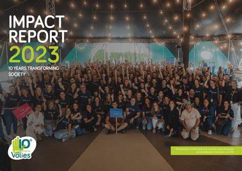 Impact Report 2023 10 Years Of Social Impact Volies