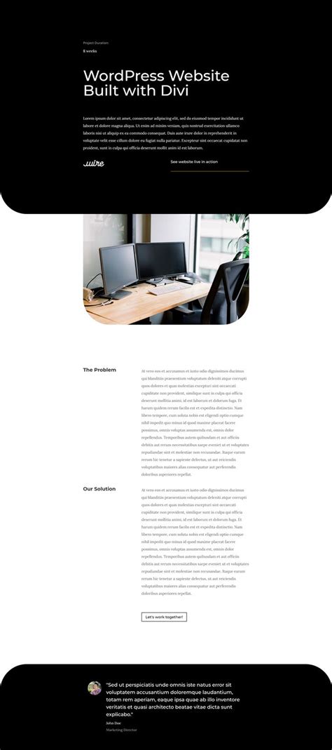 How To Create A Dynamic Portfolio Project Template With Divi And Acf