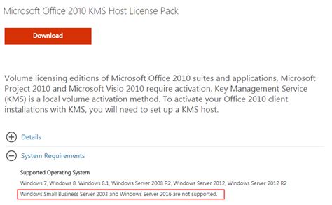 Windows Server 2016 Office 2010 Kms Activation Benecke Cloud