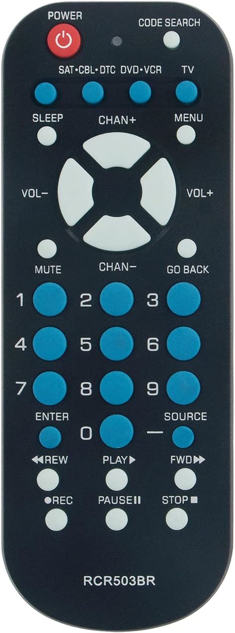 Amazon Com RCA 3 Device Palm Sized Universal Remote Long Range IR Replaces Most Major Remote