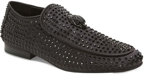 Kurt Geiger Hugh Eagle Stud Loafer in Black for Men | Lyst
