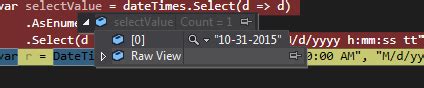 C How Can I Use Linq For Parsing String Datetime To Real Datetime