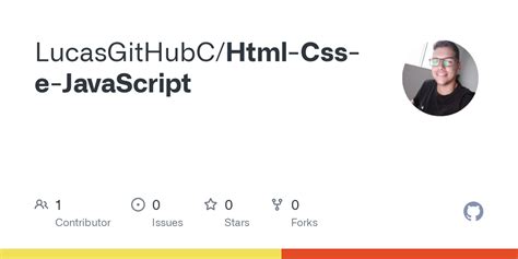 GitHub LucasGitHubC Html Css E JavaScript
