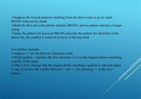 Language For Specifying Lexical Analyzer Pptx Programming Languages