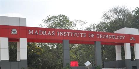Mit Chennai B Tech Fees 2026 Course Duration Dates Eligibility