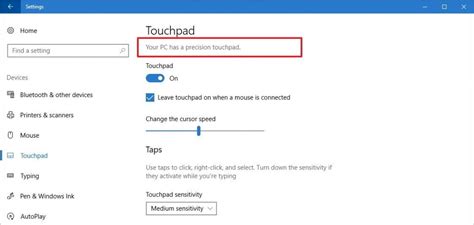 Windows 10 Creators Update How To Customize Precision Touchpad Settings