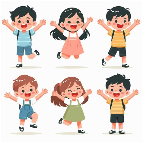 어린이 벡터 Freepik에서 무료 고품질 벡터를 다운로드하세요 Freepik