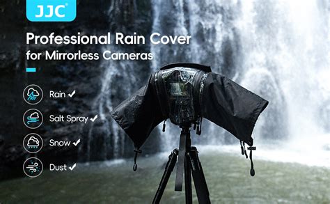 Jjc Camera Rain Cover Sleeve For Canon Nikon Sony Fujifilm
